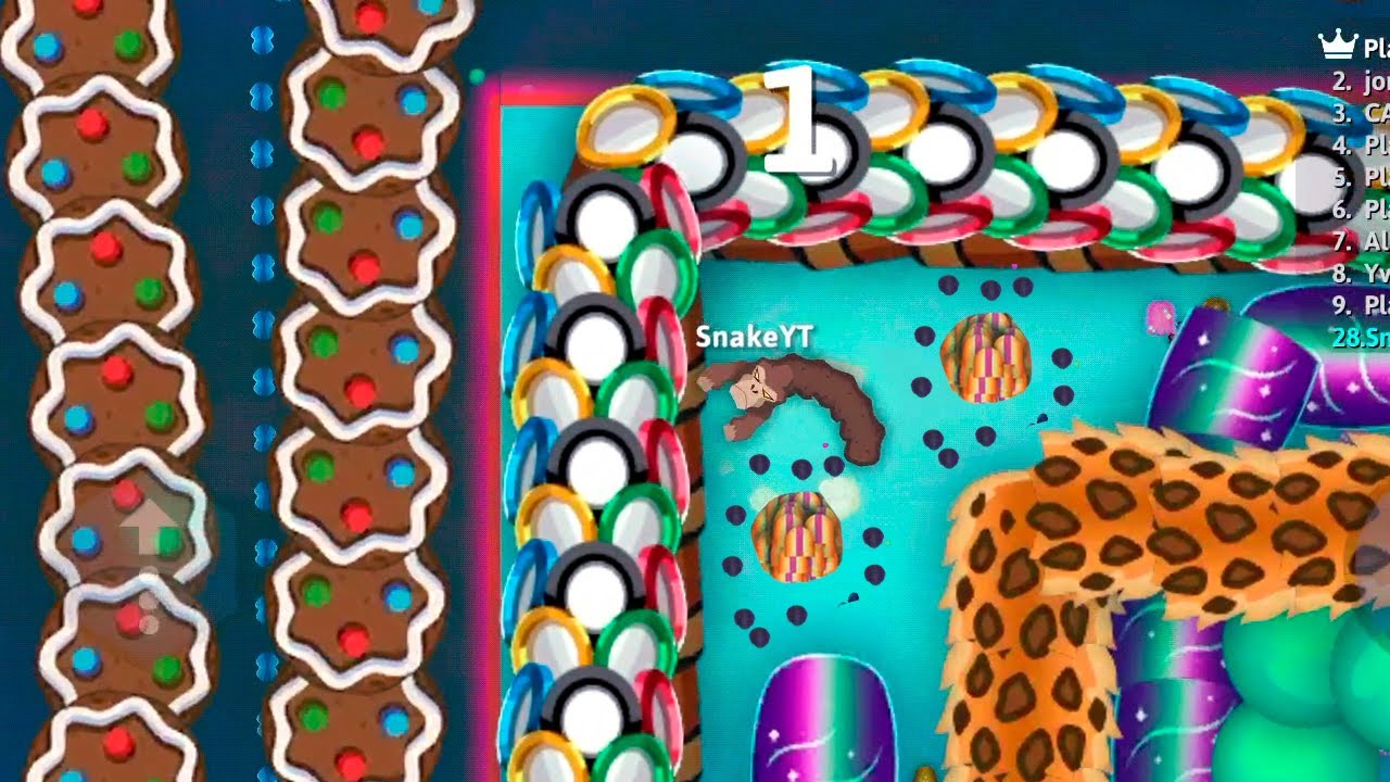 SNAKE.IO | OMG ! I SPAWN IN MIDDLE OF BIGG SNAKES 🐍 Best epic snake io ...