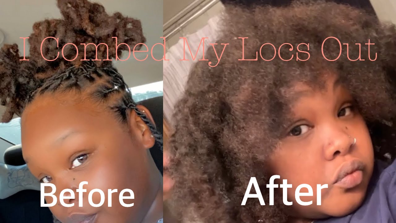 COMBING OUT MY LOCS AFTER 3 YEARS| 4-DAY PROCESS - YouTube