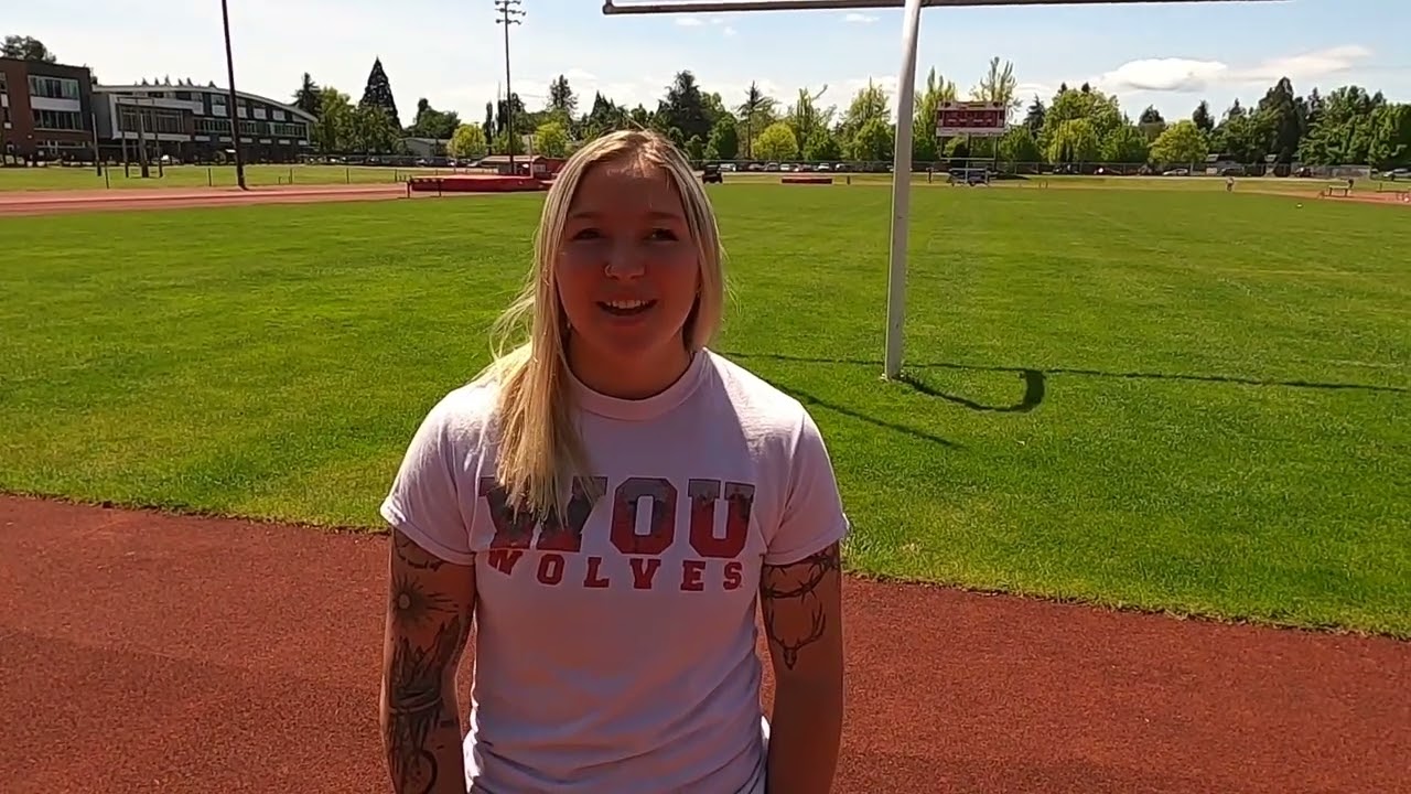 Kaylee Wright recaps the team GNAC title and her title in the javelin ...