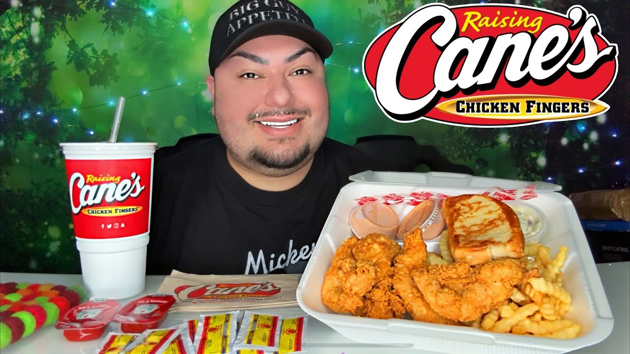 RAISING CANES MUKBANG - YouTube