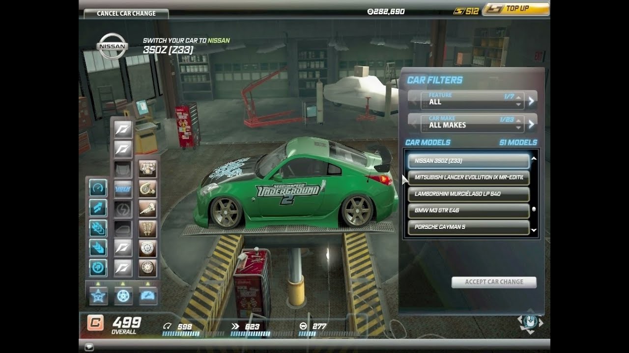 My NFS World Garage after 5 years (end of the game) - YouTube