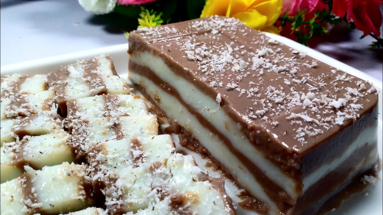 Chocolate Milk Pudding | Soft & Creamy Milk Pudding | Milk Dessert ...