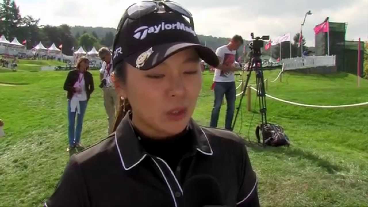 Mi Jung Hur two shots off the lead at The Evian Championship - YouTube
