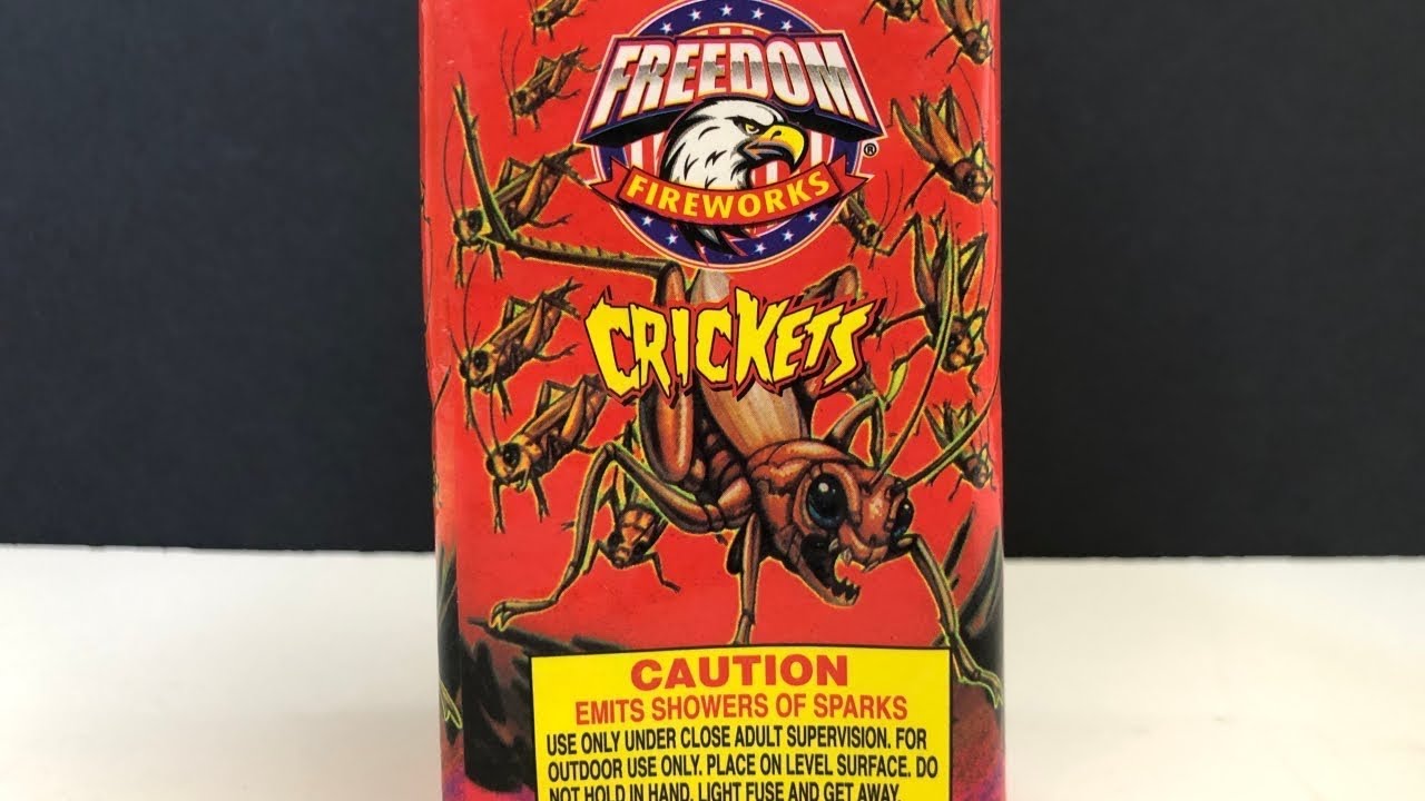 Crickets Firework Fountain, DEMO! - YouTube