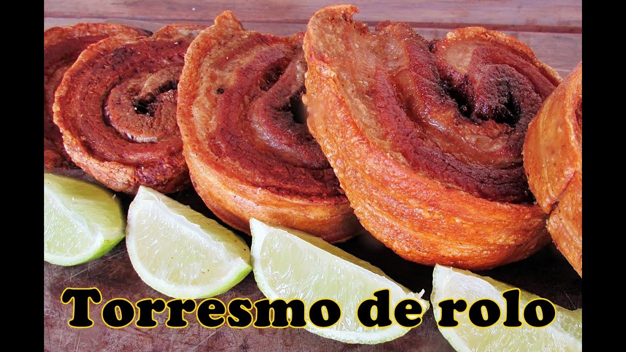 Torresmo de rolo (panceta enrolada) - YouTube