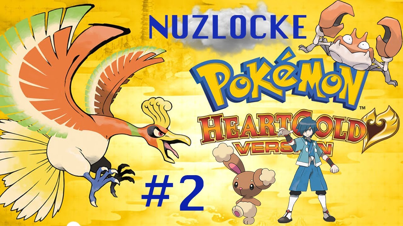 Pokemon HeartGold Nuzlocke Day 2 // Gym Leader Falkner and his Buneary ...
