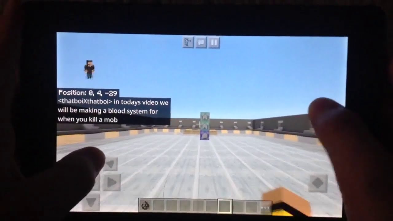 Minecraft Command Block Realistic Blood MCPE Tutorial! (Xbox one, Mcpe ...