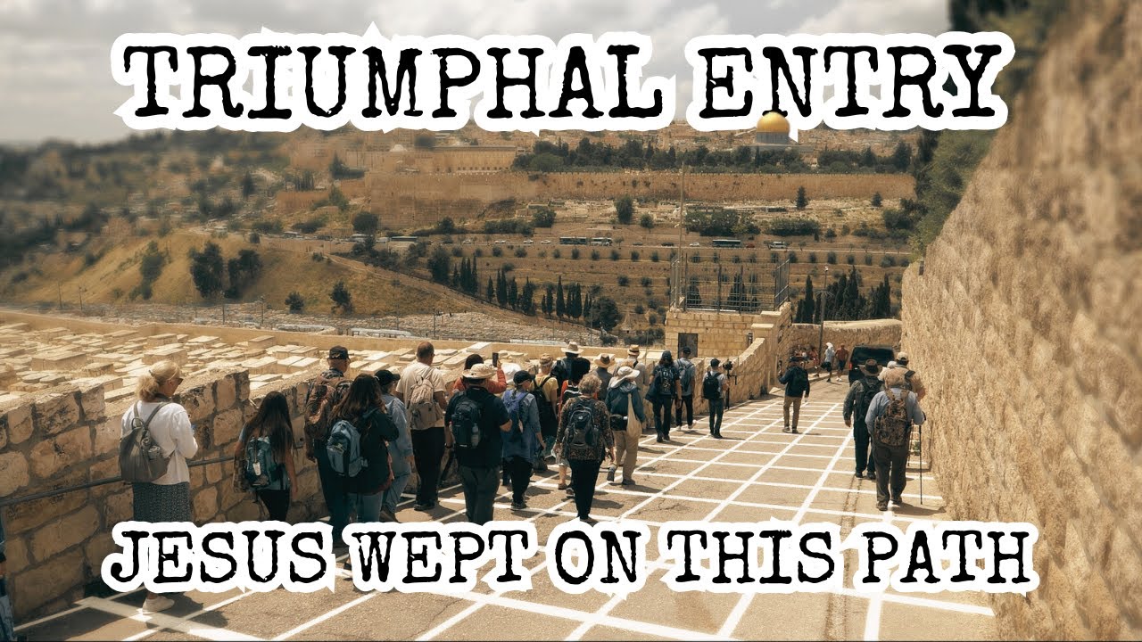 Triumphal Entry Tour on the Mount of Olives! Dominus Flevit Church ...