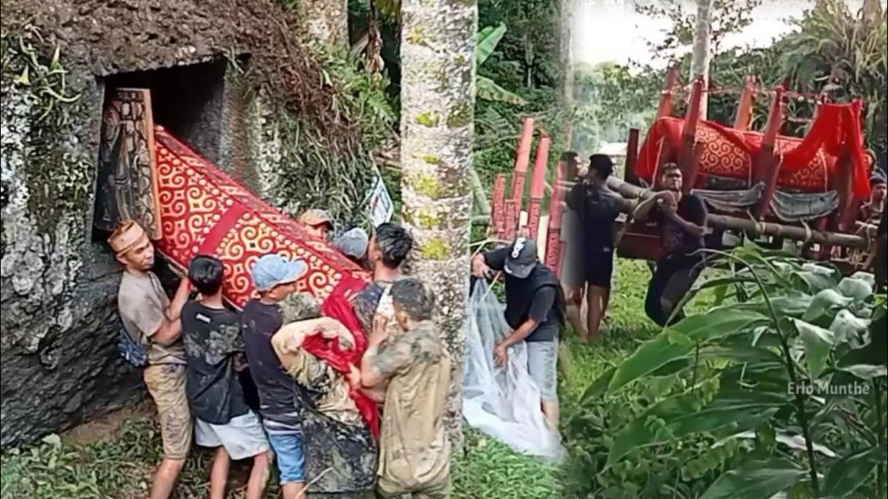 Grandfather was buried in a stone pit. the unique burial of the Toraja ...