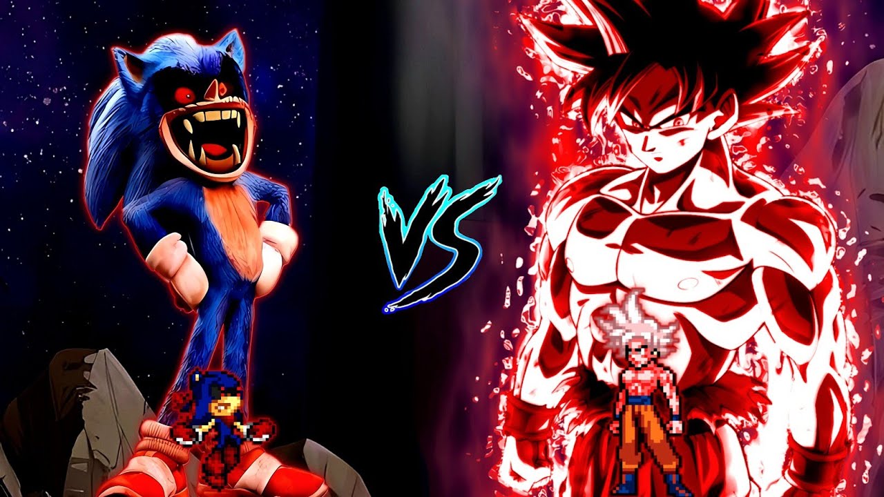 Sonic exe V3 OP (all form) VS Goku MUI KaiokenX10 V2 OP in Jump Force ...