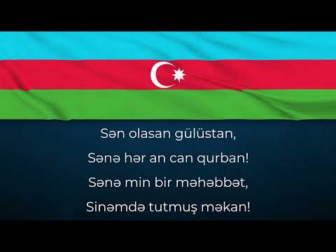 Azərbaycan Respublikasının Dövlət Himni (bayraq və sözlər)