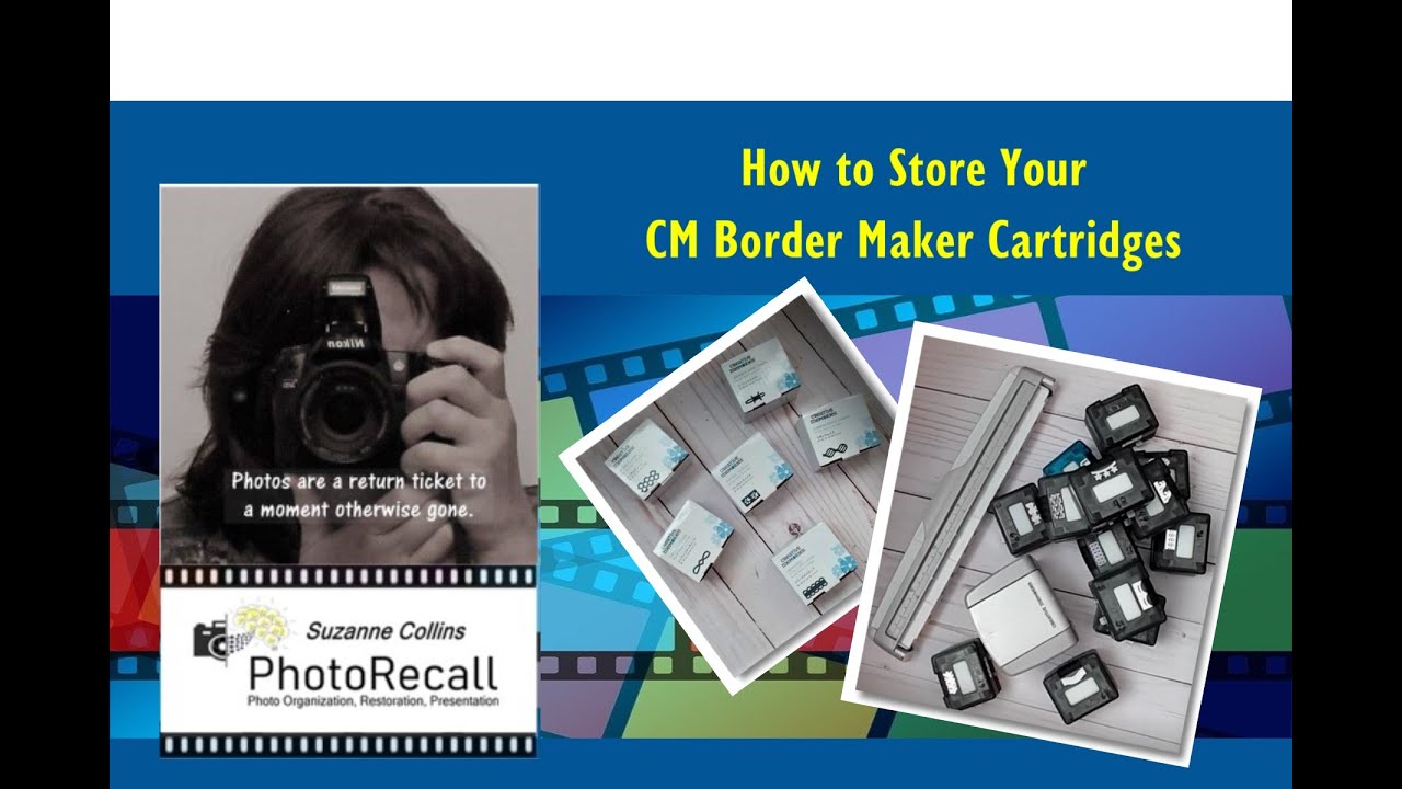 How to Store your CM Border Maker Cartridges - YouTube