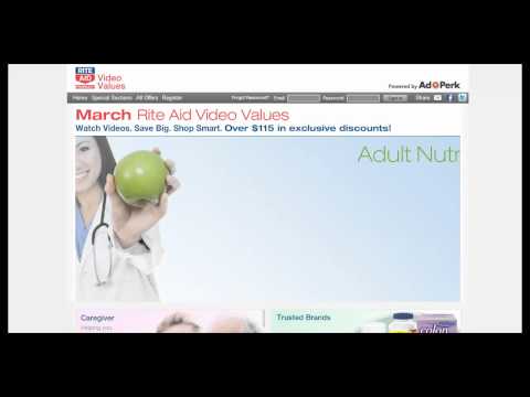 Rite Aid Video Values clarification