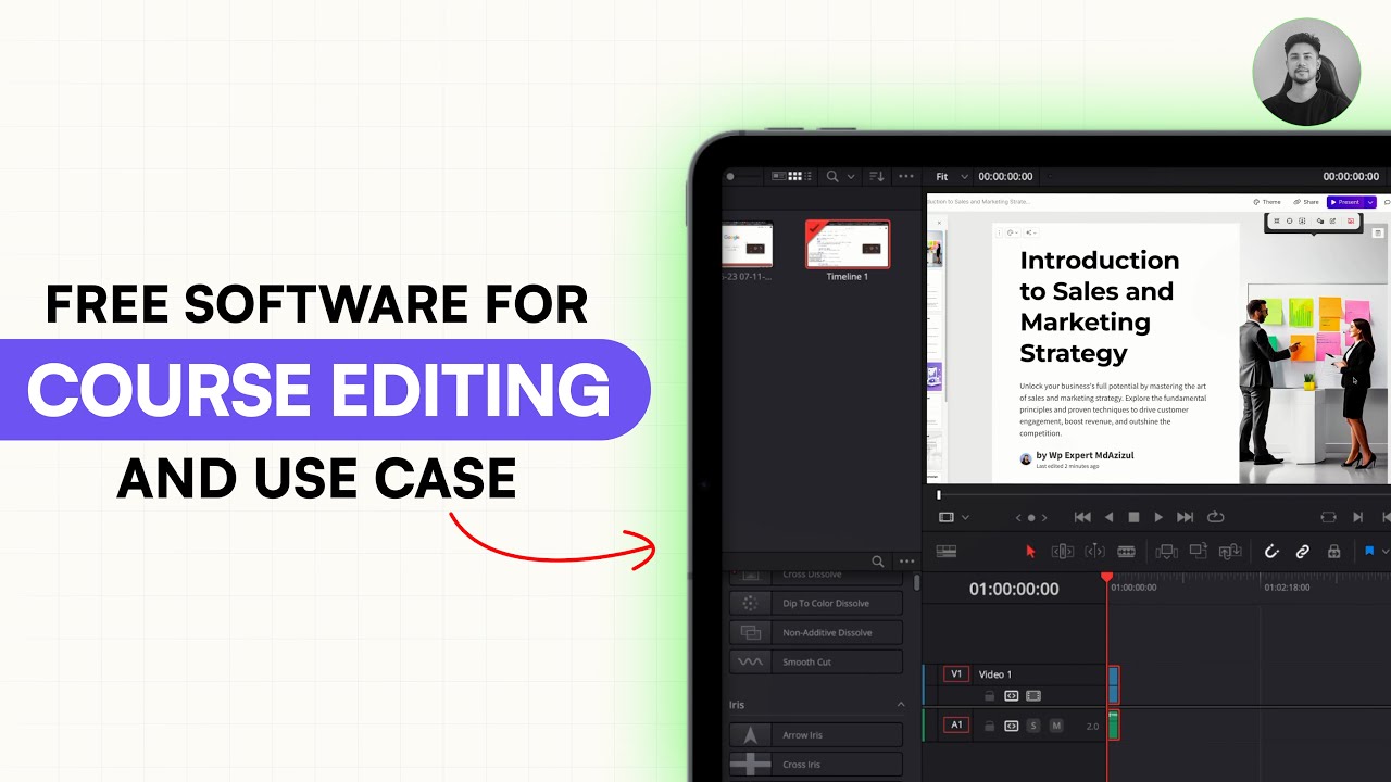 Free Software for Course Editing and Use Case || StepByStepTutorial ...
