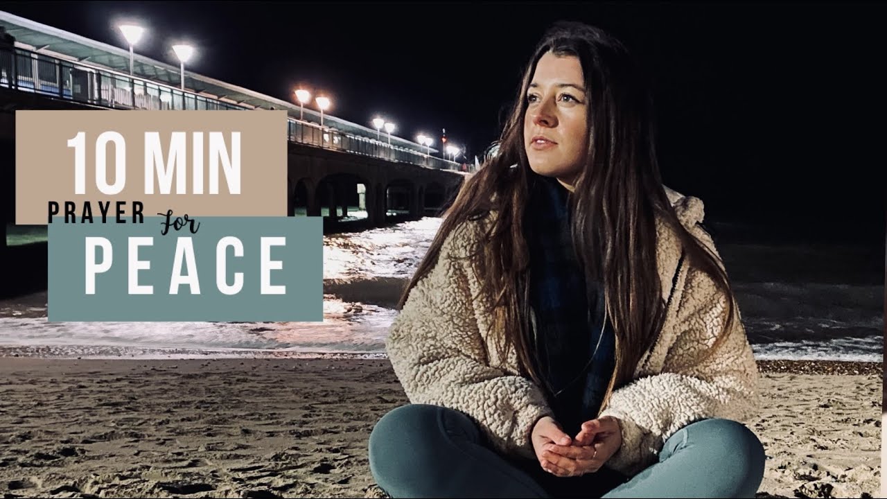 10 MIN PEACE MEDITATION PRAYER | relaxing sea waves, Christian ASMR ...