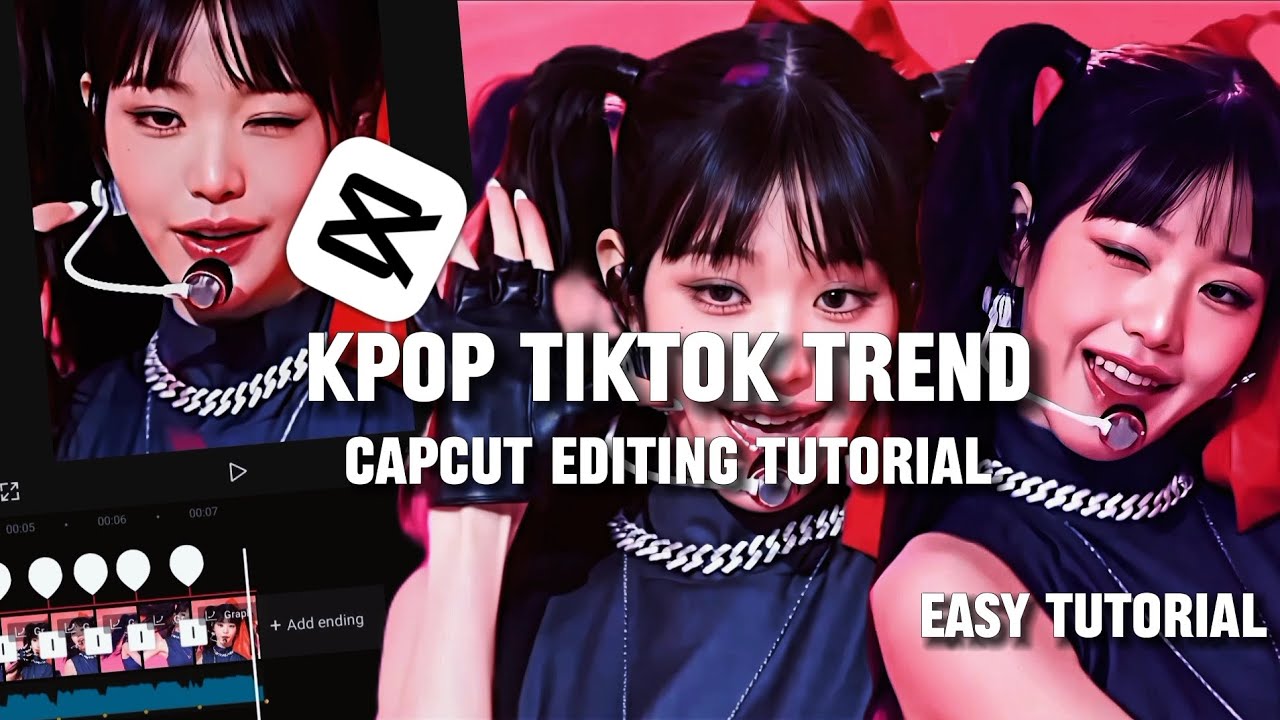 kpop tiktok trend capcut tutorial | #kpopedit - YouTube