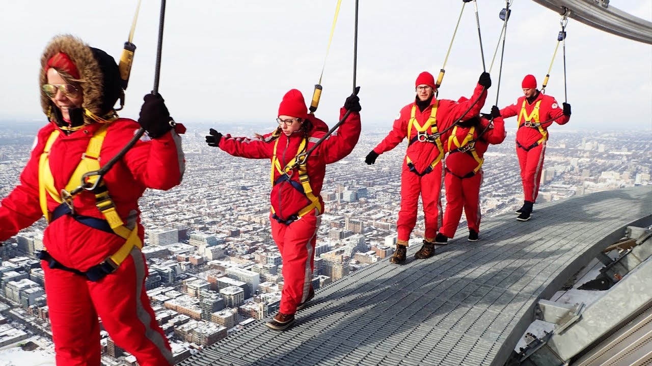 The Edge Walk at the CN Tower - Toronto, Canada - YouTube