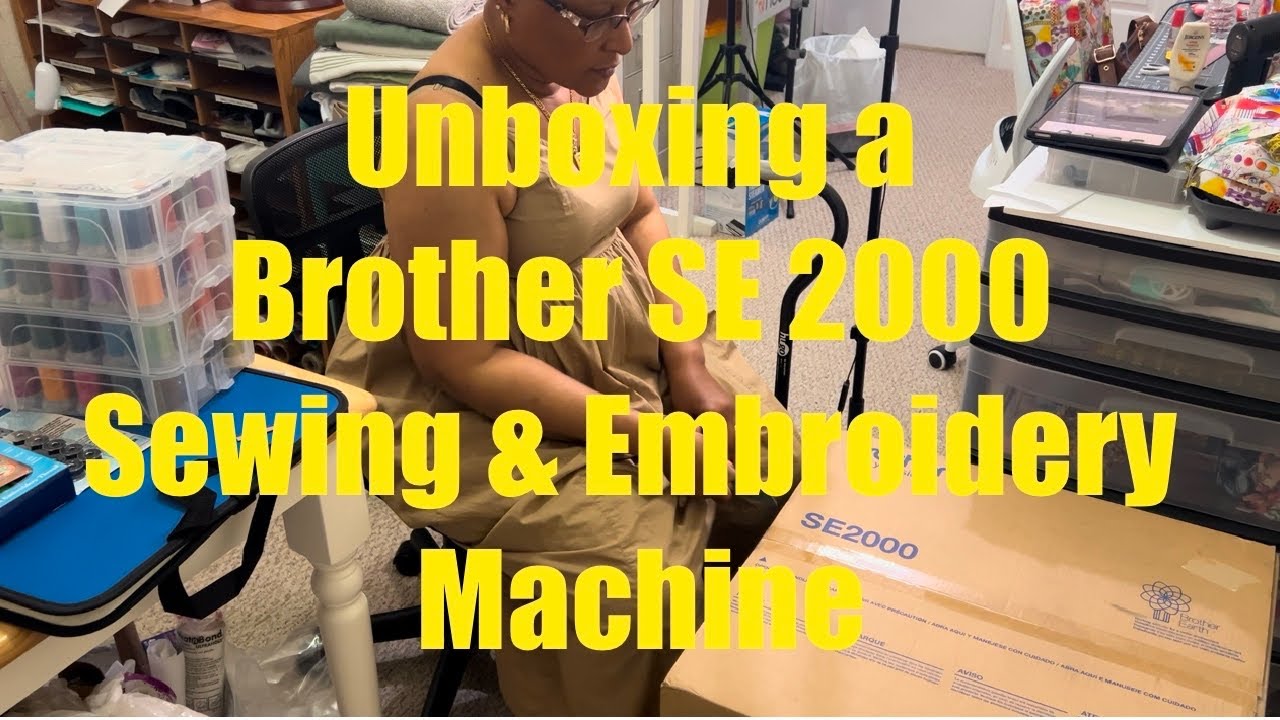 Unboxing a Brother SE 2000 Sewing and Embroidery Machine - YouTube