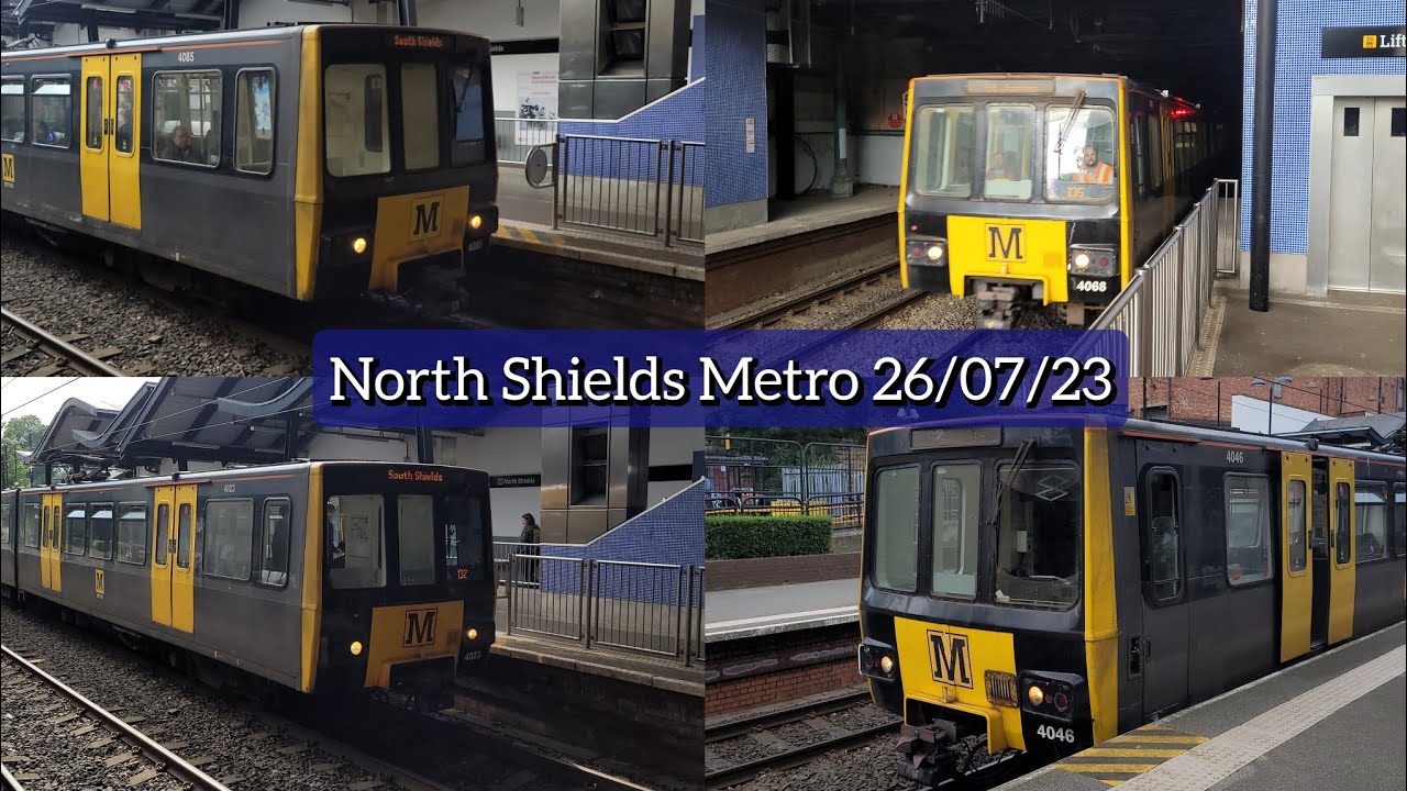 Trains at North Shields Metro | 26/07/23 - YouTube