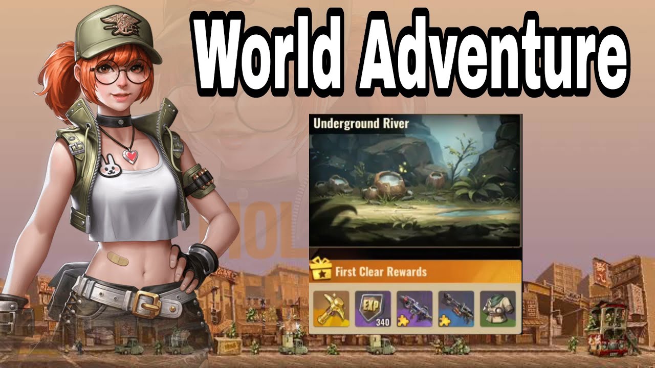Metal Slug Awakening : World Adventure 3-1 ( Under Ground River ...