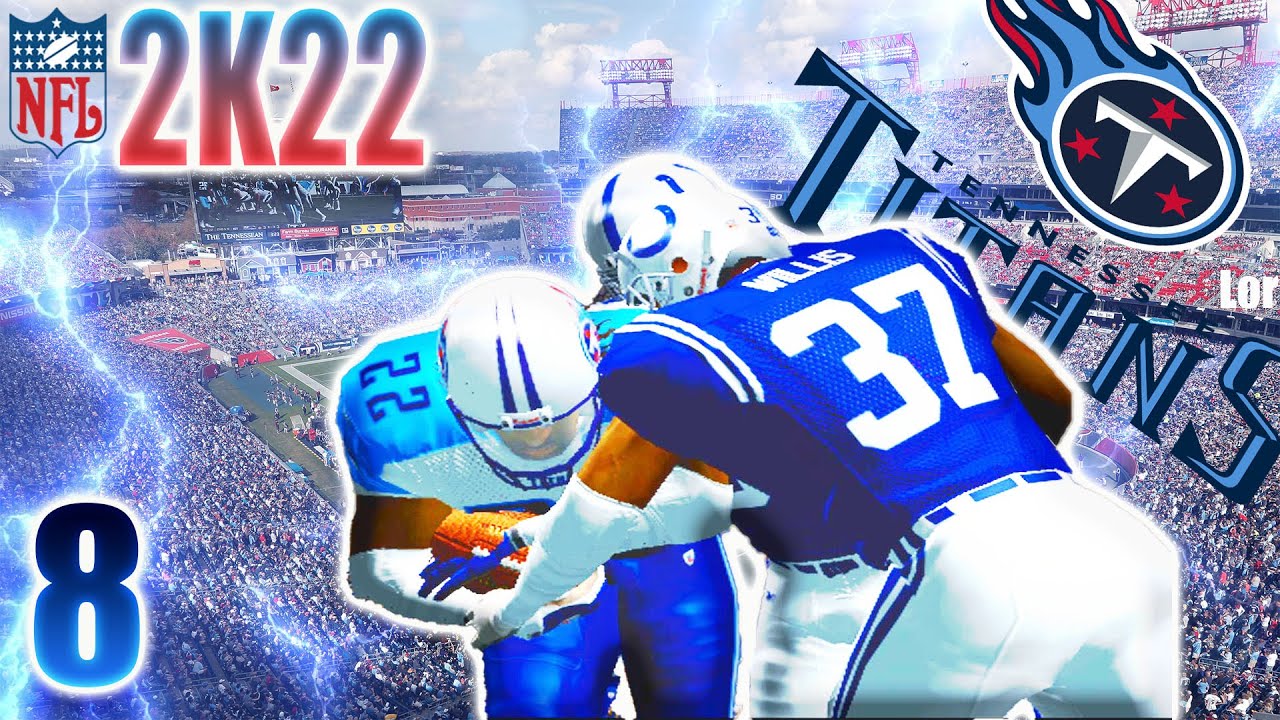 Colts Try To Shutdown Derrick Henry |#8| ESPN NFL 2K22 Titans Franchise ...
