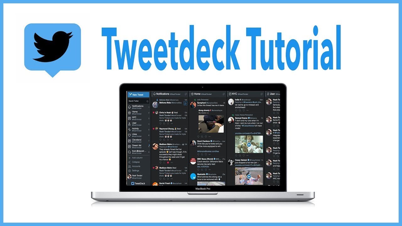 How to use Tweetdeck & Advanced Tutorial - YouTube