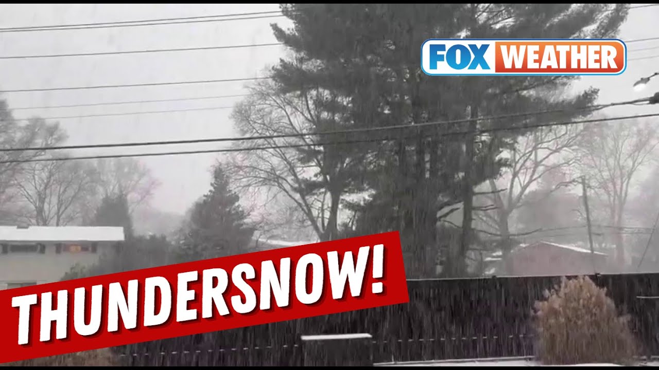Thundersnow Heard In Northern Virginia - YouTube