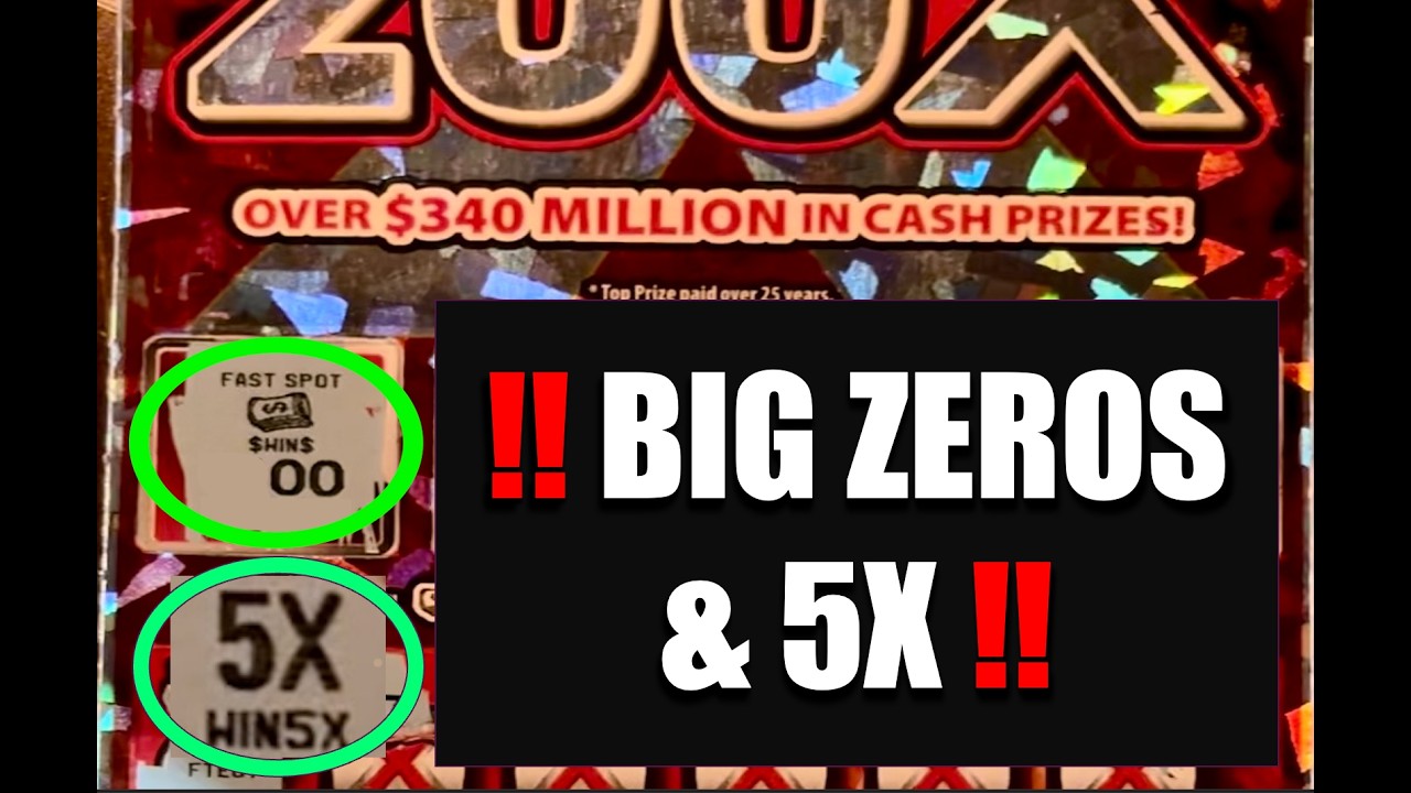 Bonus & 5X on 200X California Lottery Scratch Off Ticket - YouTube