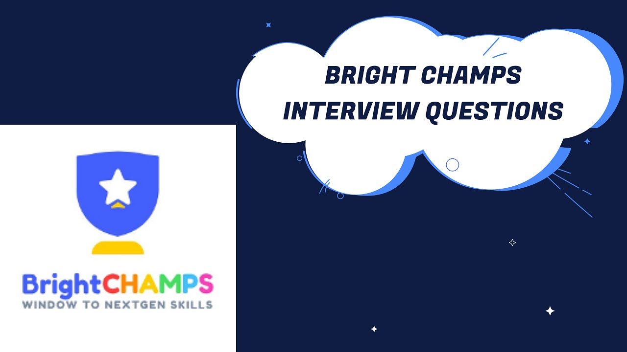 Bright Champs Round-1 Interview Questions for Coding Educator | Full ...