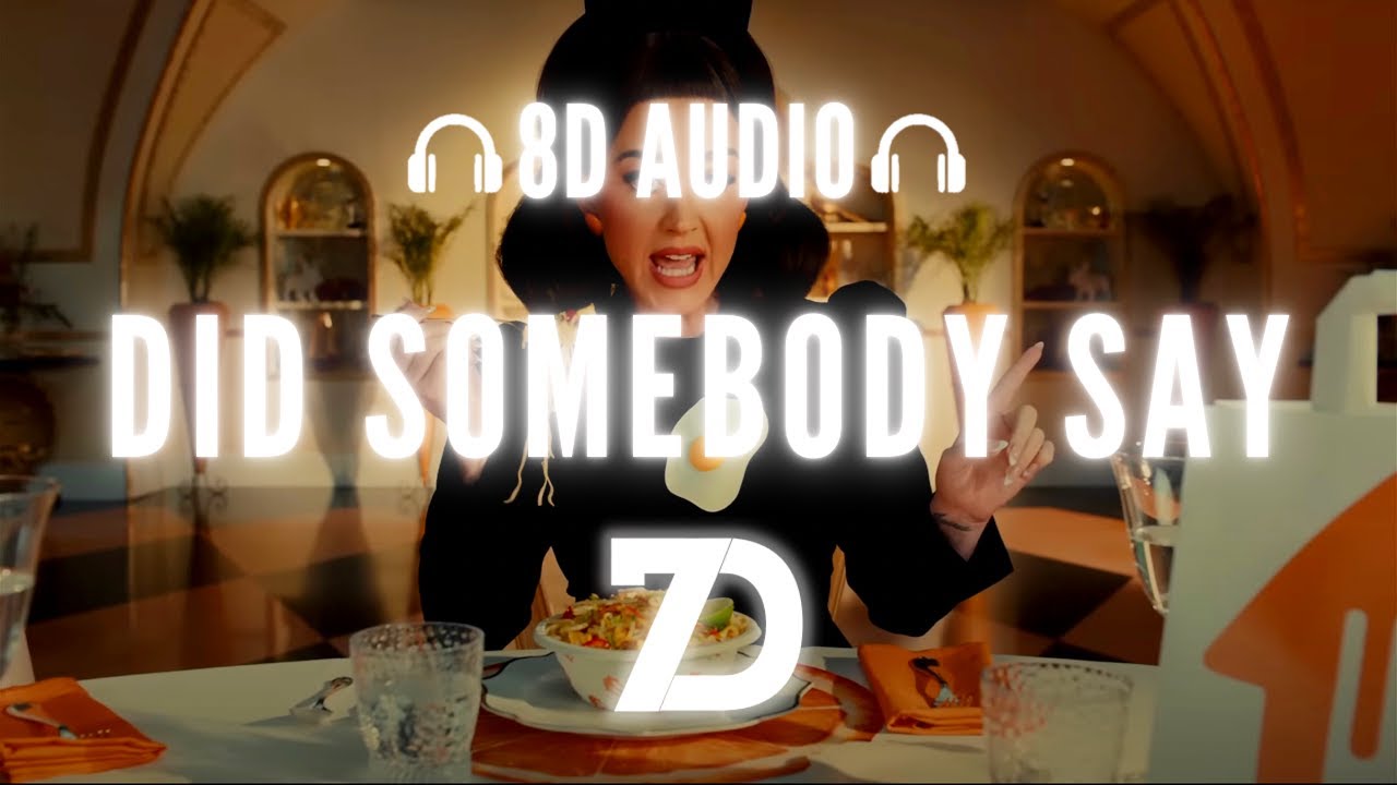 Menulog & Katy Perry - Did Somebody Say (8D AUDIO) 🎧 - YouTube