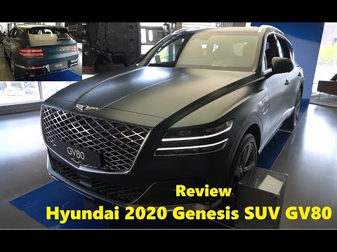 [Car View] Hyundai 2020 Genesis GV80 Black ver Ι 제네시스 GV80 살펴보기 - YouTube