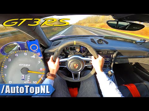 PORSCHE 991 GT3 RS *SUPER FAST* on AUTOBAHN (NO SPEED LIMIT) by AutoTopNL