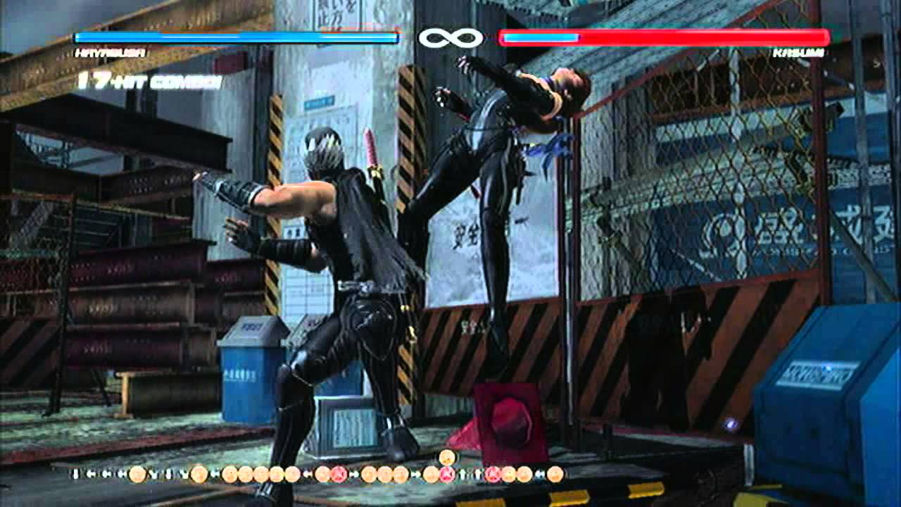 DOA5 - Hayabusa Combo Video - YouTube