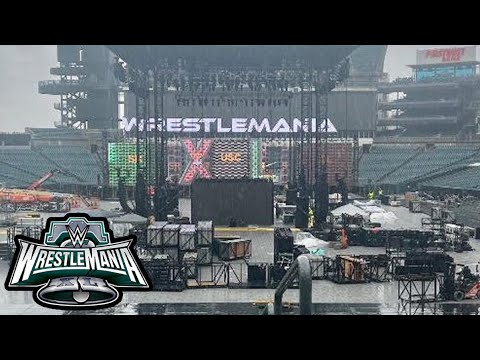 UPDATED Leaked Photo Of The WWE WrestleMania 40 Stage Setup - YouTube