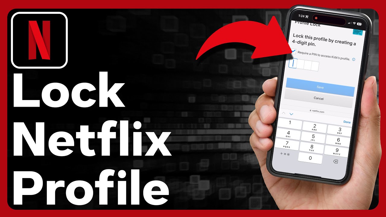 How To Lock Netflix Profile On Mobile - YouTube