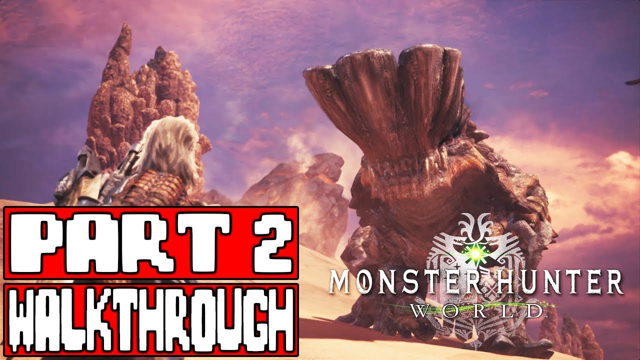 MONSTER HUNTER WORLD Gameplay Walkthrough Part 2 - No Commentary - YouTube