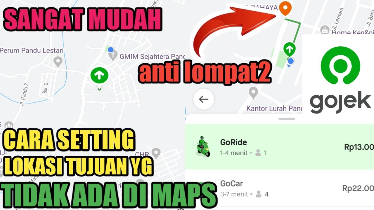 CARA SETING TITIK LOKASI TUJUAN YG TEPAT, UNTUK TEMPAT YANG TIDAK ADA ...