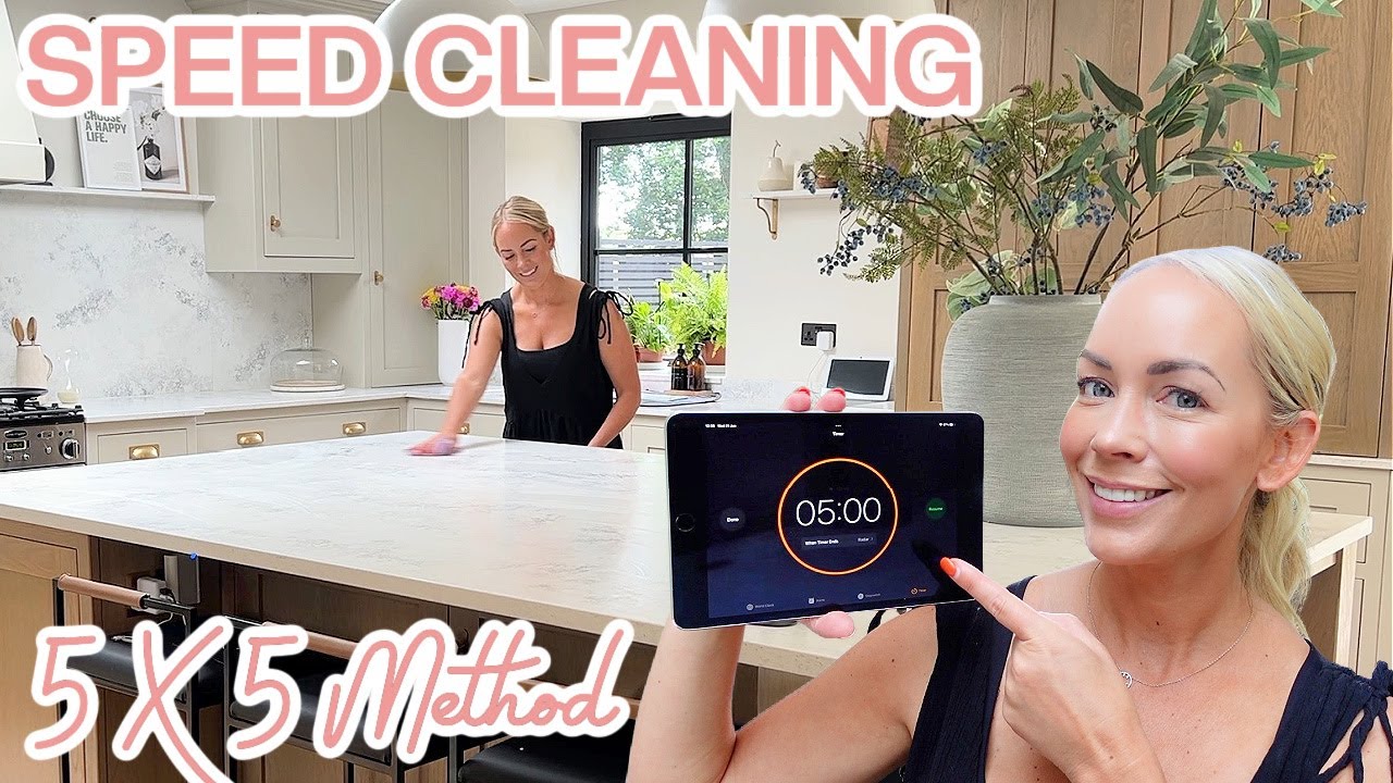 5 X 5 SPEED CLEANING METHOD | Cleaning Motivation Hack! - YouTube