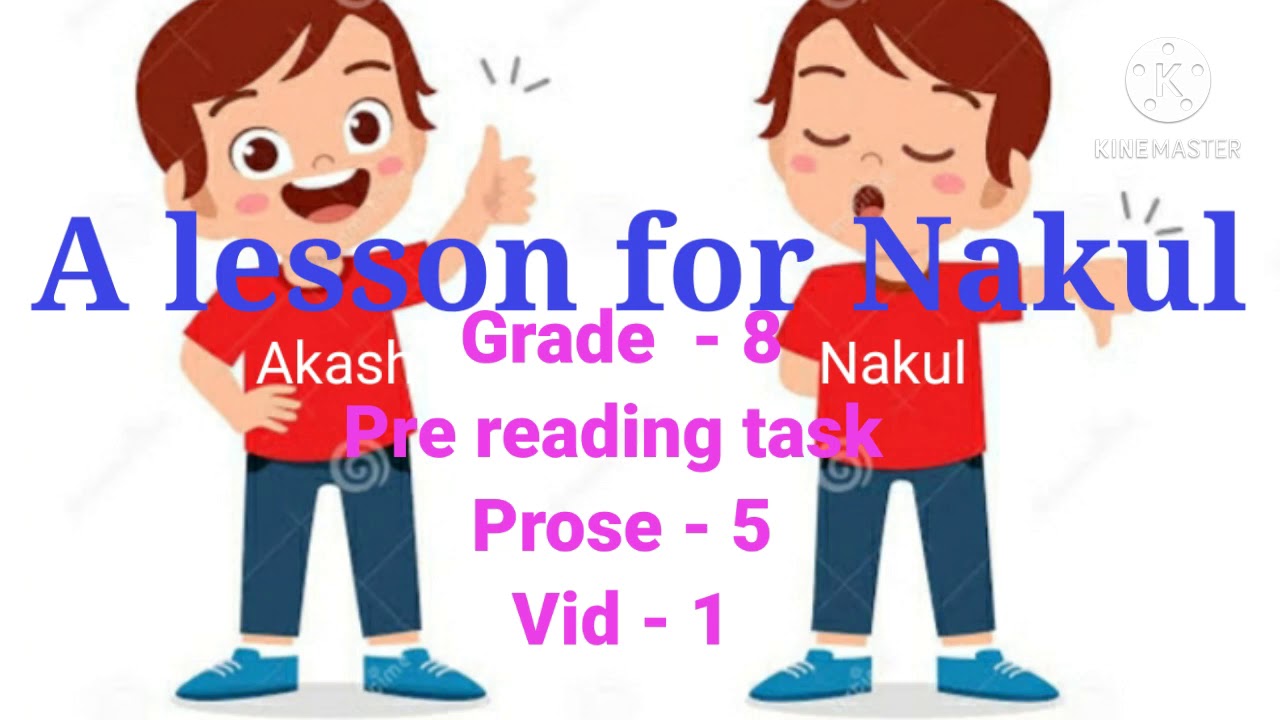 A lesson for Nakul,Grade - 8 - YouTube