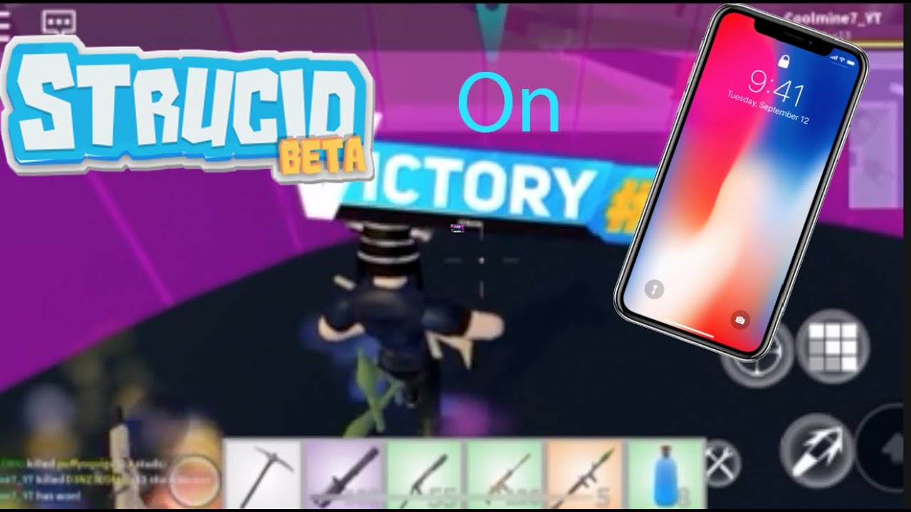 Playing Strucid Mobile Again - YouTube