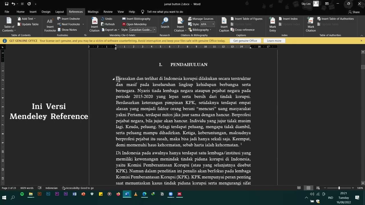 Mendeley Style McGill Guide - YouTube