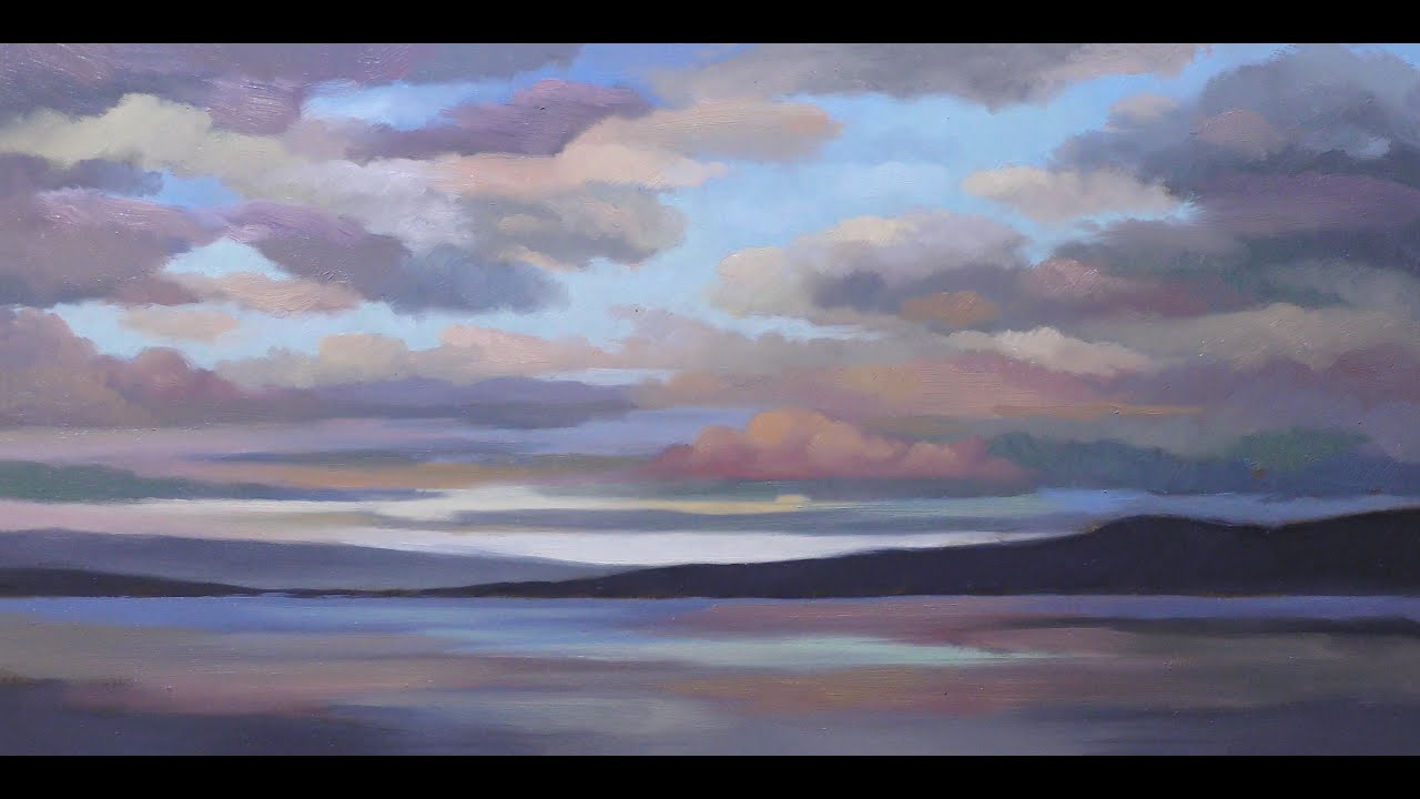 Morning Sky Full Painting Demonstration! - YouTube
