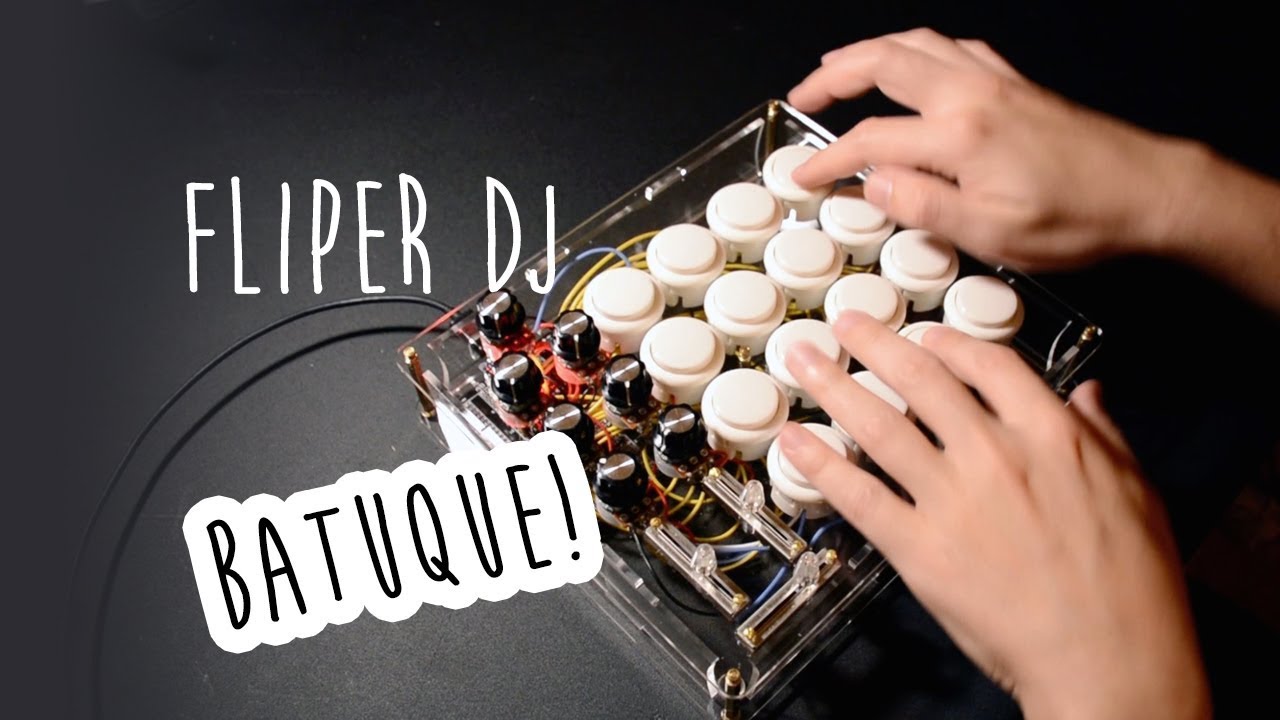 Fliper Dj batuque (diy midi controller with Arduino pro micro) - YouTube