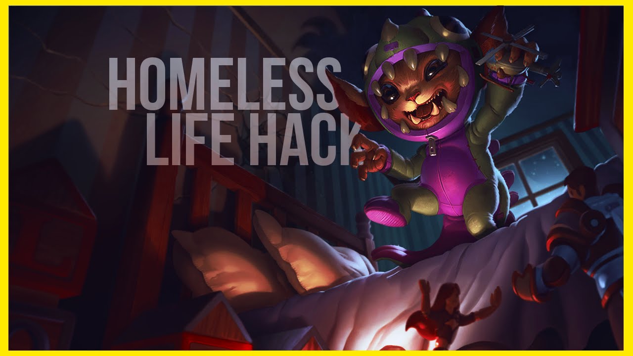 HOMELESS LIFE HACK!!! - YouTube