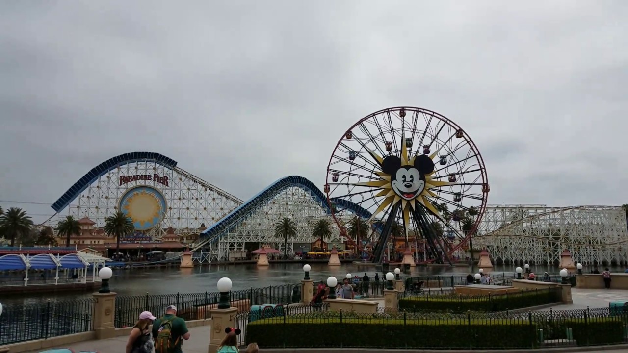 Disney California Adventure Paradise Pier June 7, 2017 - YouTube