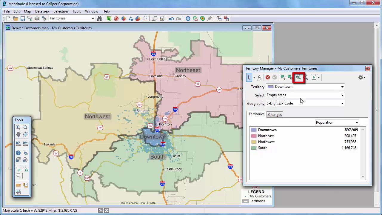 Maptitude 2018 Territory Management Software - YouTube