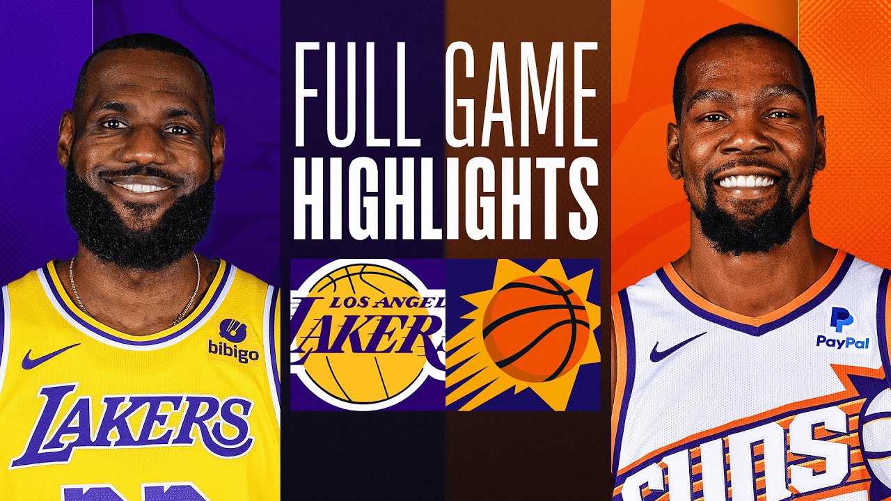 LAKERS at SUNS | FULL GAME HIGHLIGHTS | February 25, 2024 - YouTube