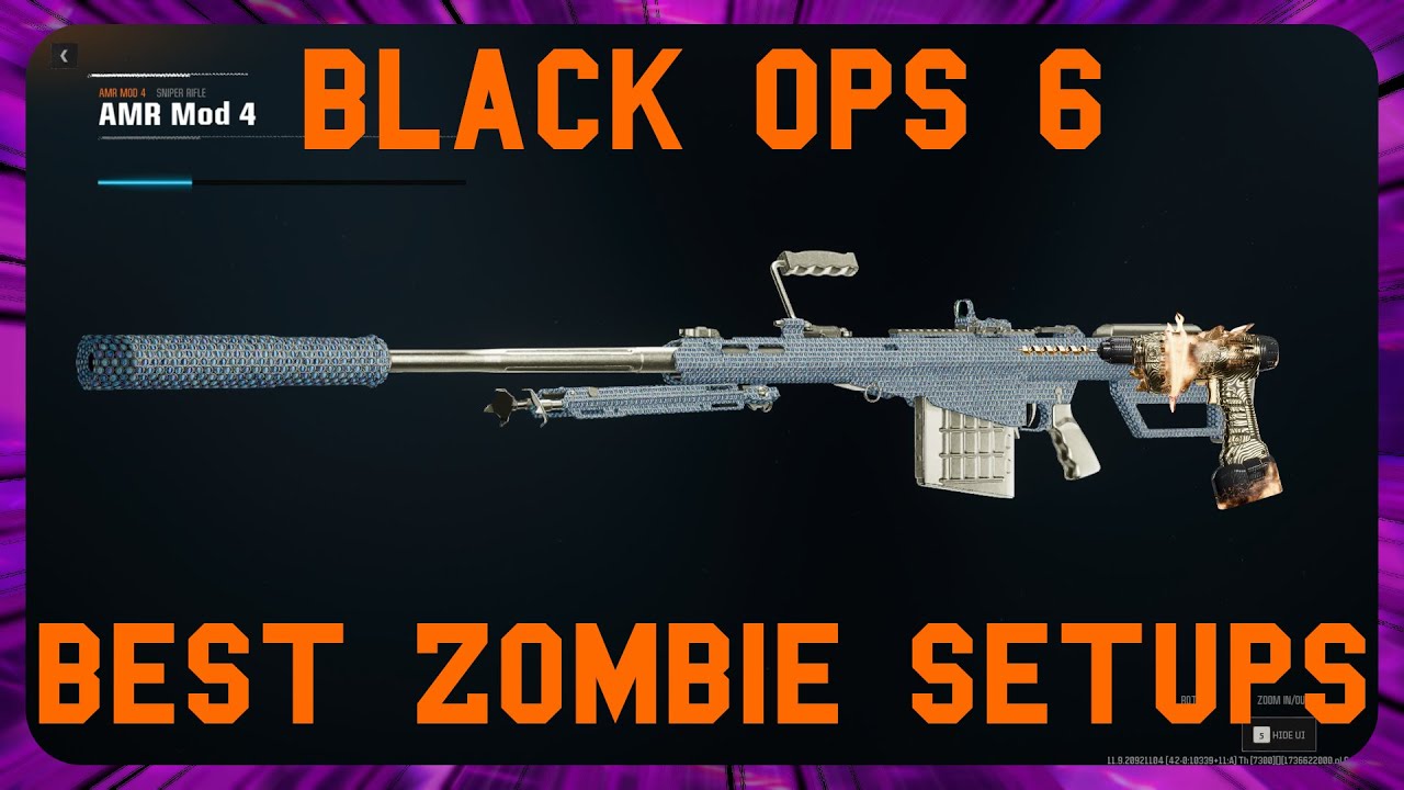 The Best AMR Mod 4 Zombies Loadout In Black Ops 6 - YouTube