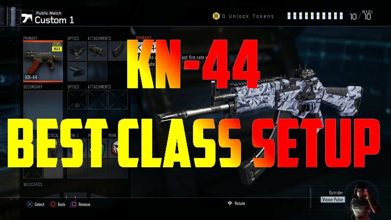 COD BO3: KN-44 Best Class Setup (BO3 KN-44 Gameplay) - YouTube