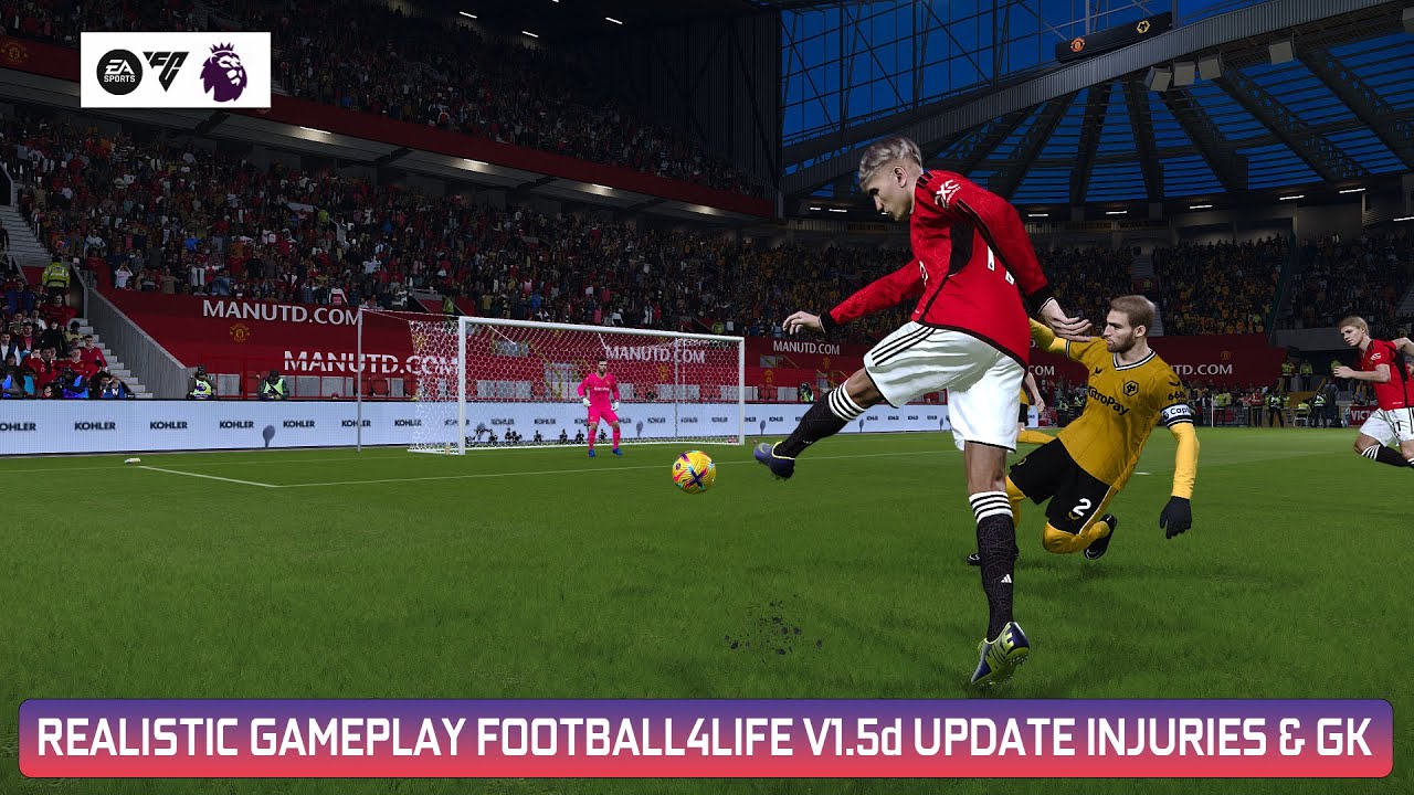 REALISTIC GAMEPLAY FOOTBALL4LIFE UPDATE INJURIES & GK - PES 2021 ...